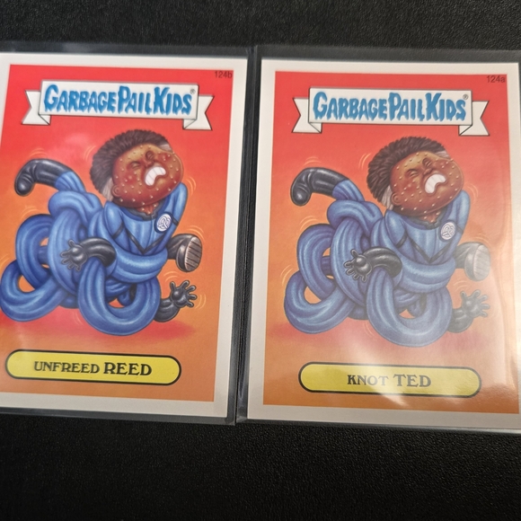 Topps | Toys | Garbage Pail Kids Marvel Spoofs Pair Fantastic Four Reed ...